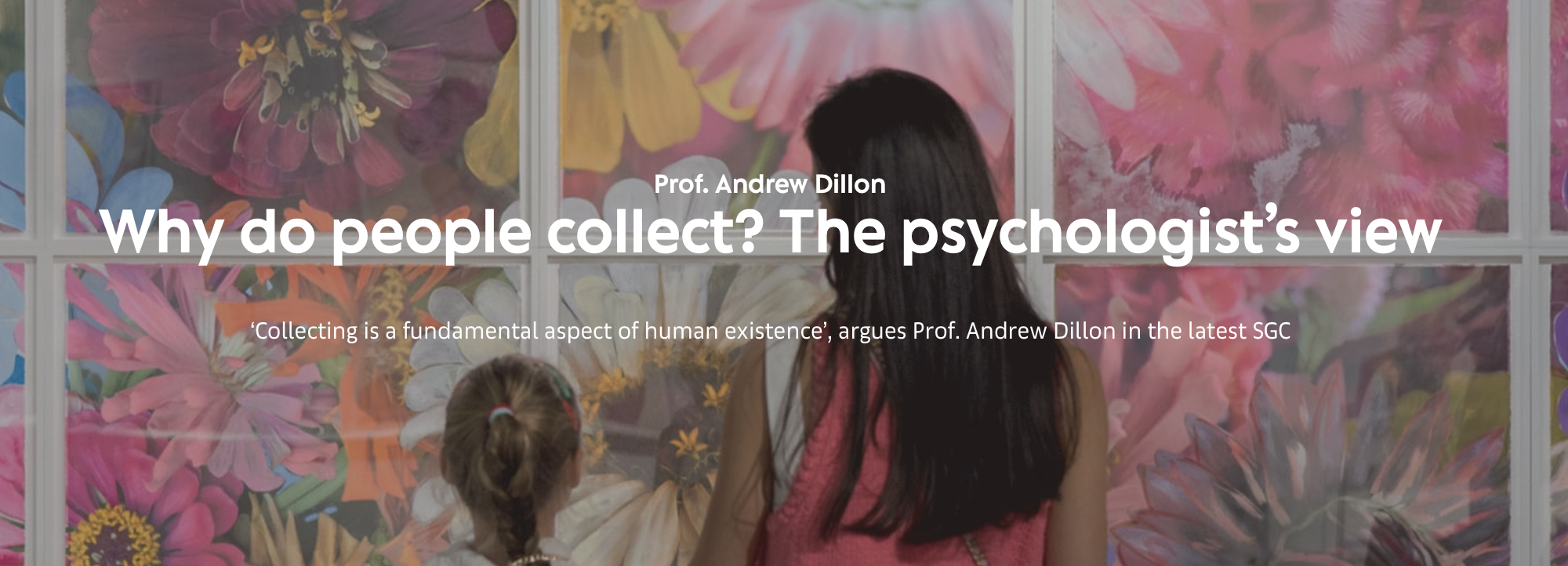 Thoughts on collecting in Art Basel – Andrew Dillon, PhD