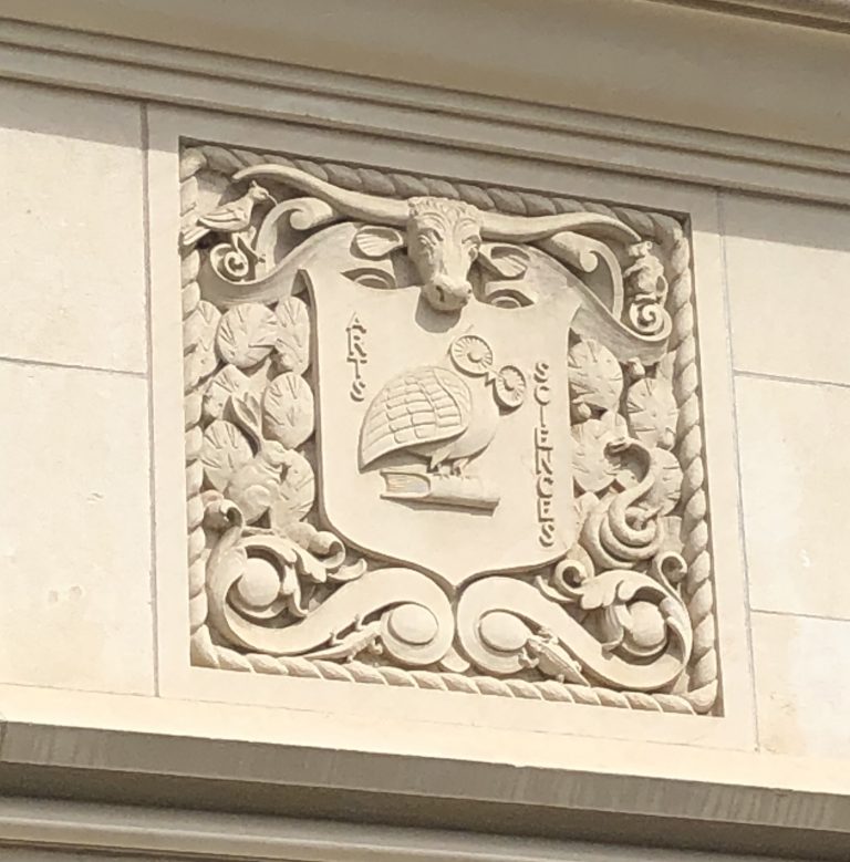 Owl of Athena on the Union Building | Greek and Roman Myth on UT Campus