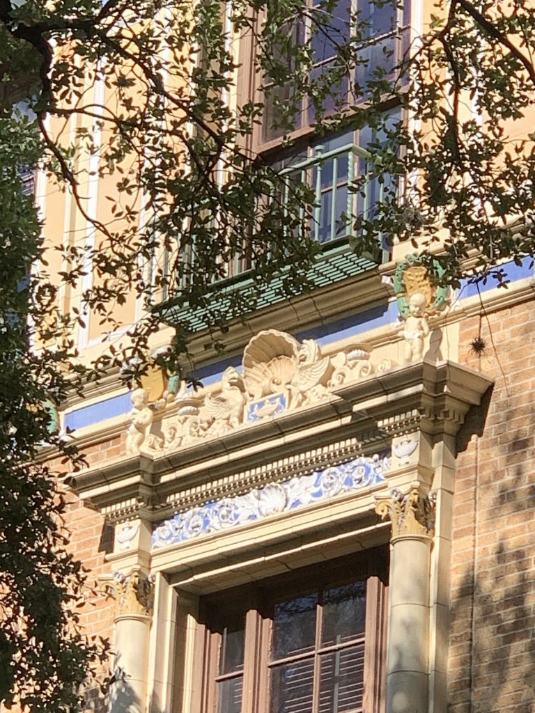 Erotes on Sutton Hall | Greek and Roman Myth on UT Campus