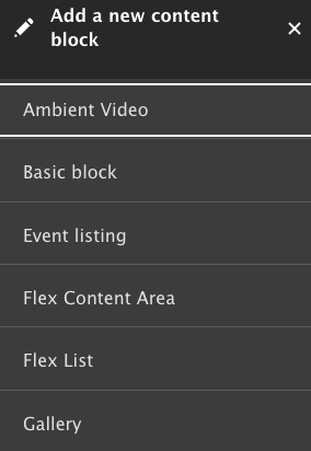 Layout Builder Sections & Blocks – College of Fine Arts Drupal Instruction
