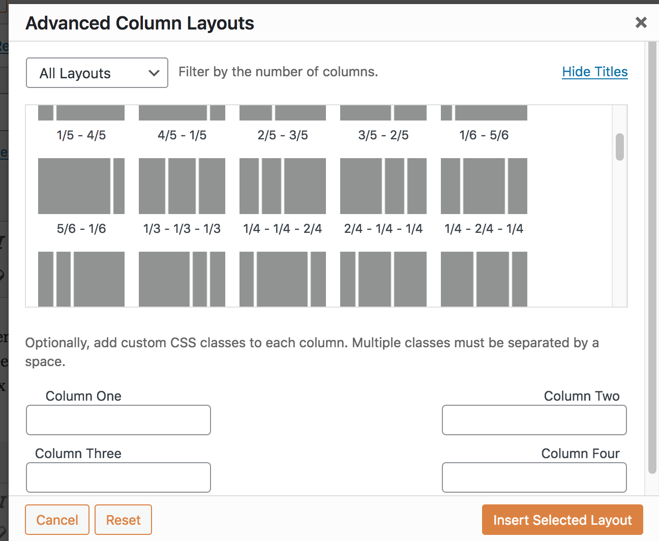 Column Layouts – College of Fine Arts WordPress Instruction