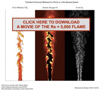Direct Numerical Simulation of Turbulent Premixed Flames | Reactive Flow Modeling Laboratory
