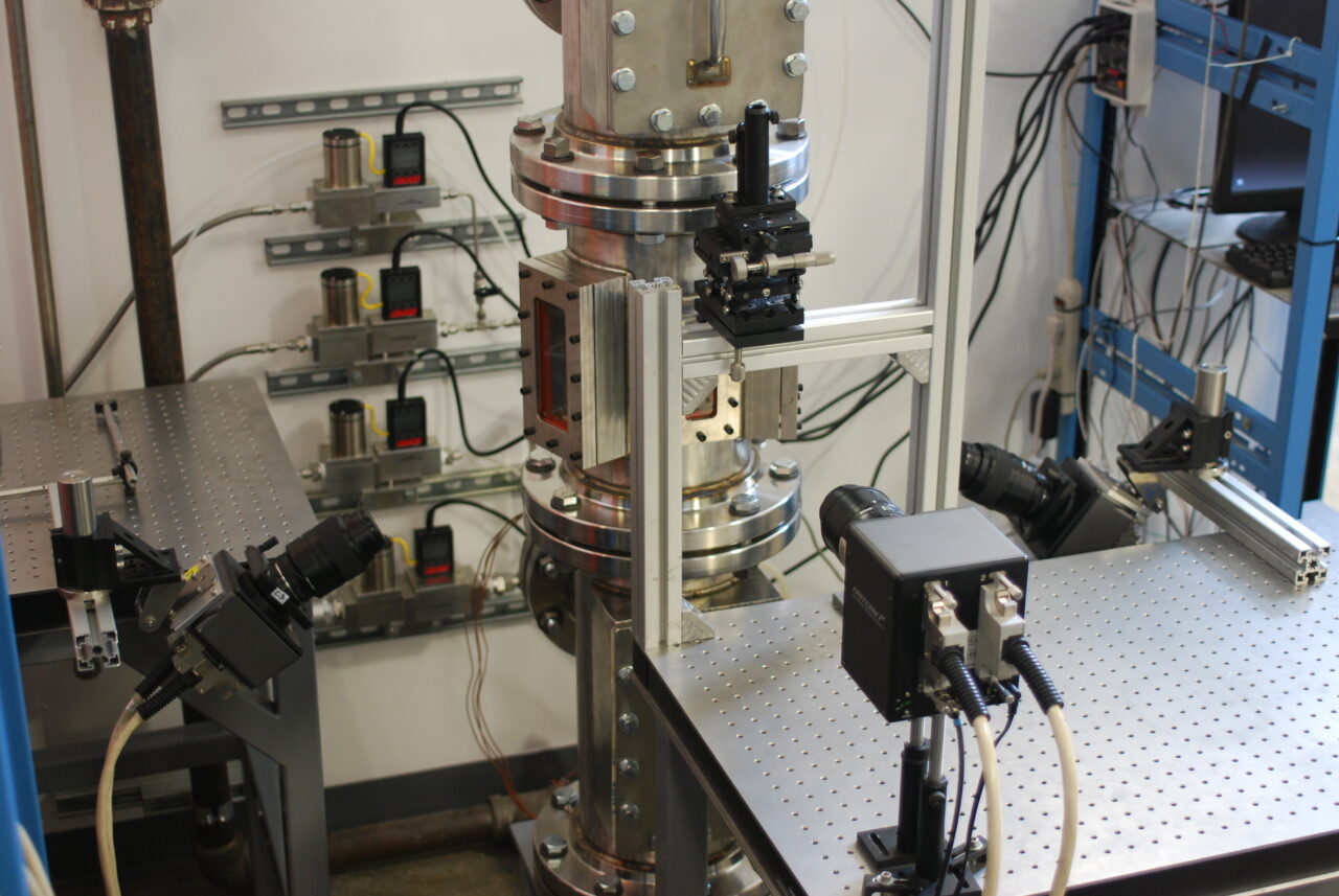 High-pressure combustion facility – Flowfield Imaging Laboratory