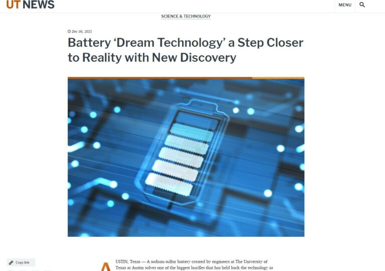 Battery ‘Dream Technology’