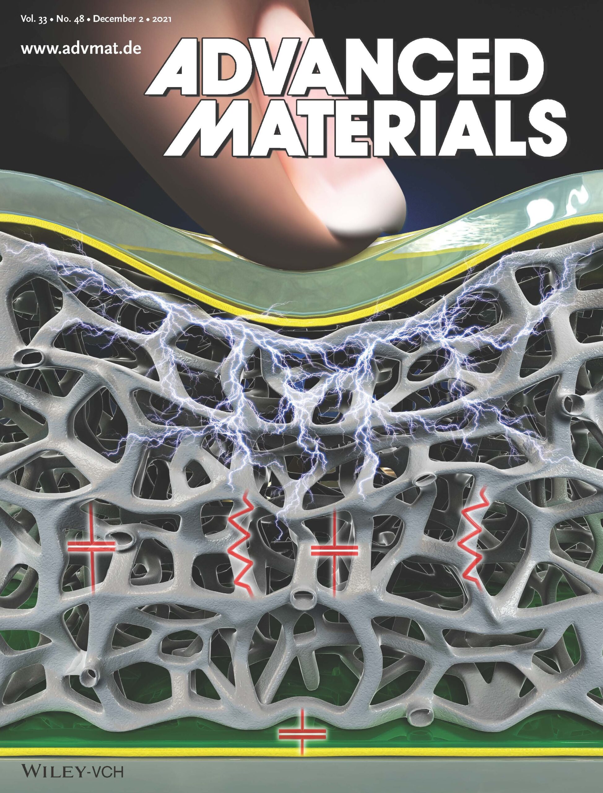 Our high sensitivity soft pressure sensor is featured on the cover of ...