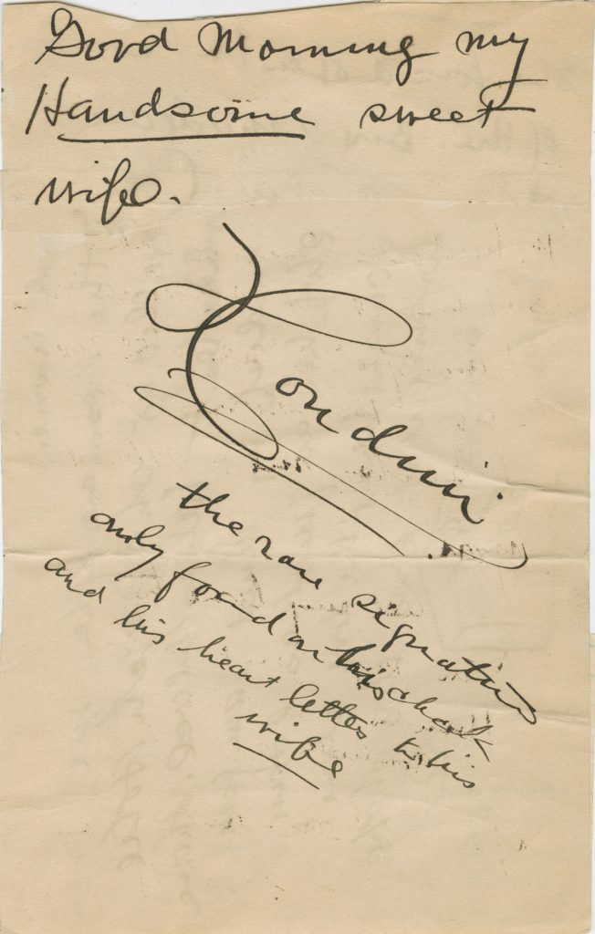 Houdini speaks to the living