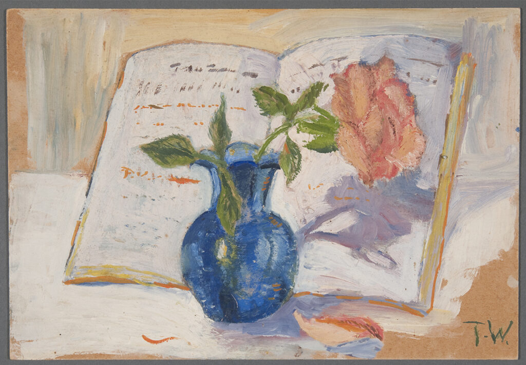 Researching microbiography in Tennessee Williams’s artwork