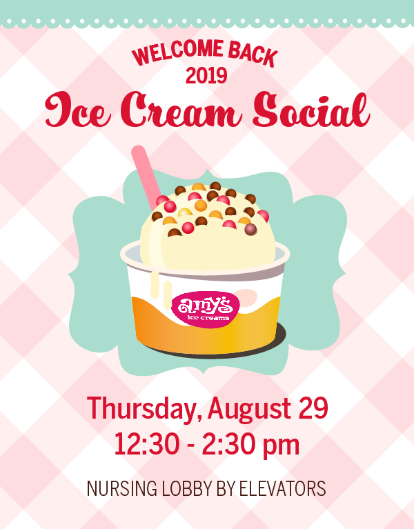 SAVE THE DATE: BACK TO SCHOOL ICE CREAM SOCIAL 2019