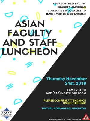 Asian Desi Pacific Islander American Collective Luncheon (11/21/19)
