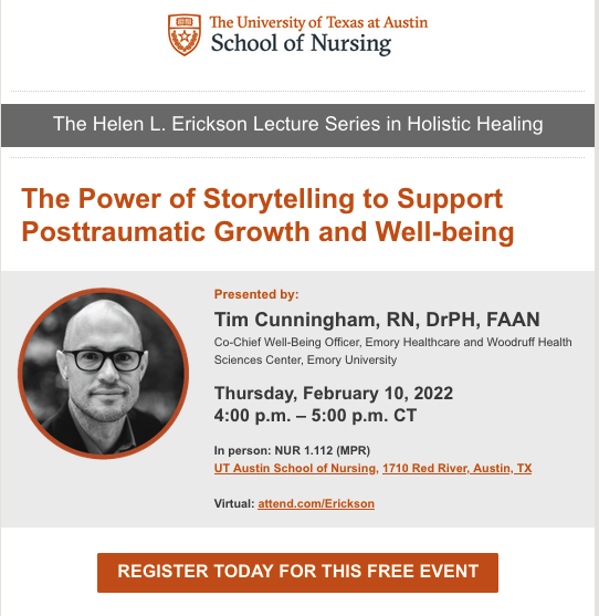 Event: The Power of Storytelling to Support Posttraumatic Growth and ...