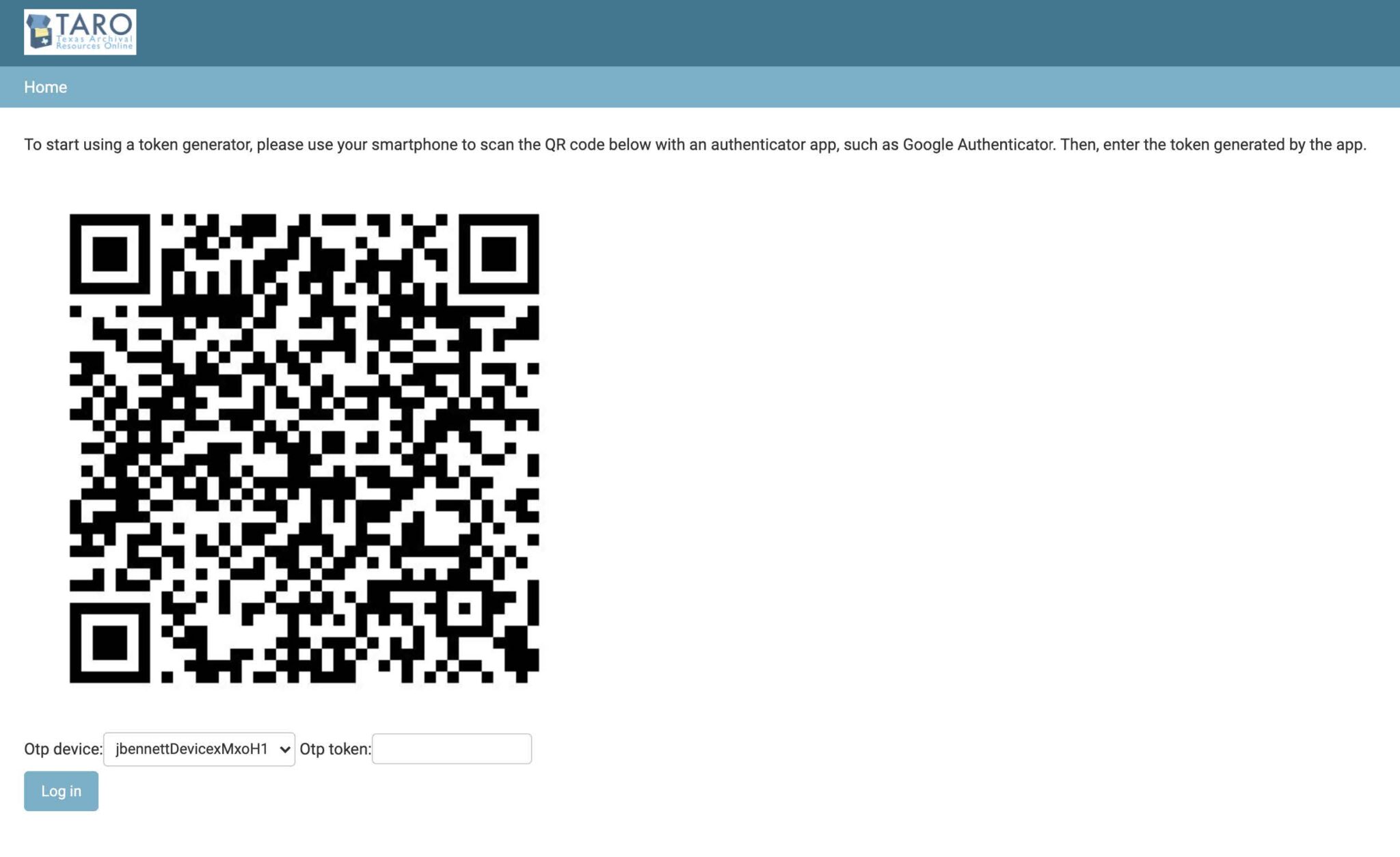 Login and Authentication | TARO Today