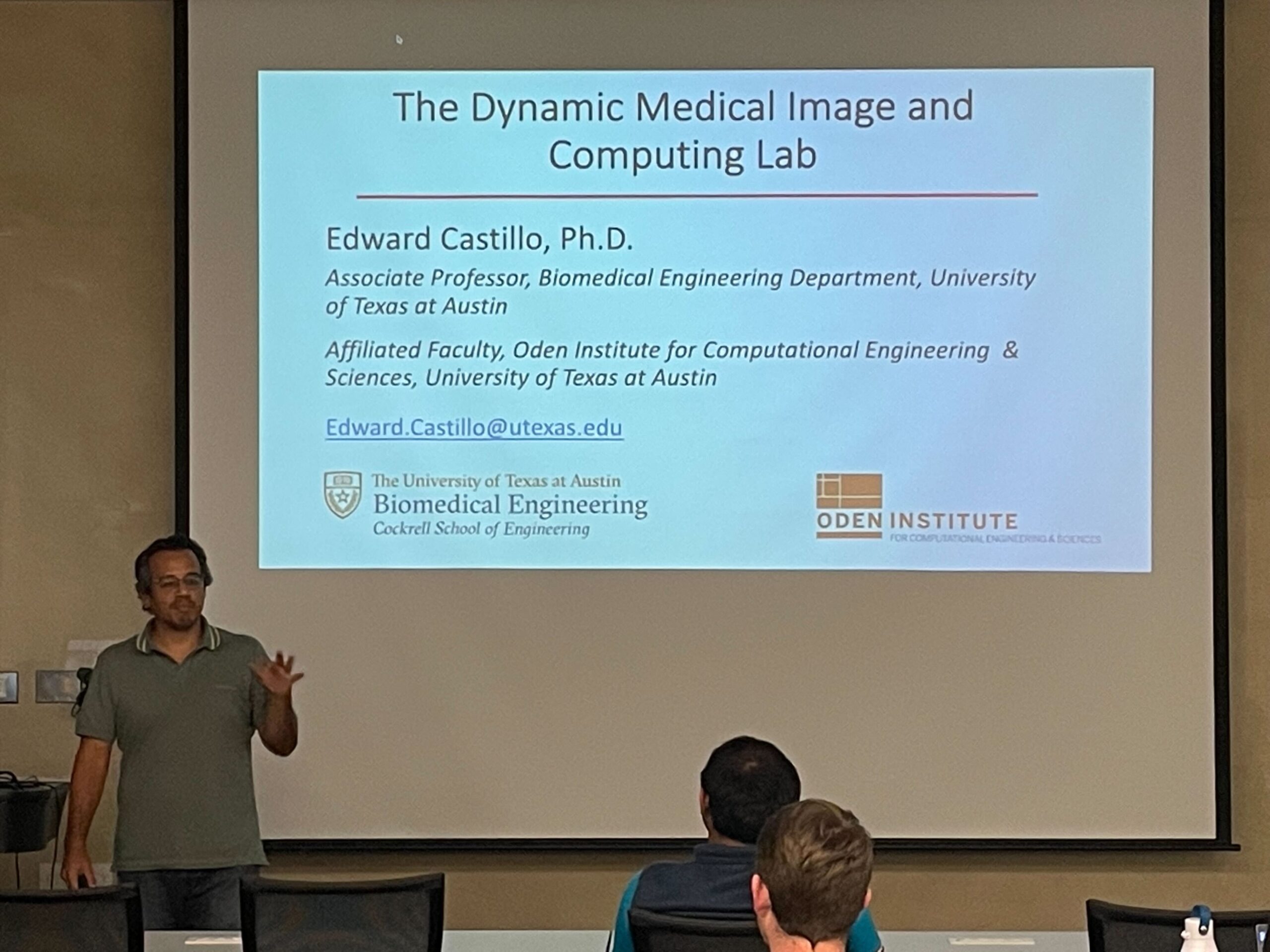 GM #11 with Dr. Castillo! – The Biomedical Engineering Society at The ...