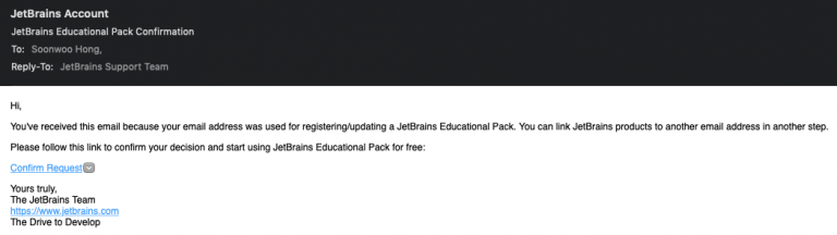 JetBrians Student License – BME 303 Introduction to Computing