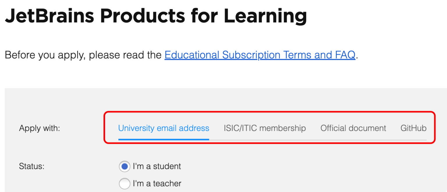 JetBrians Student License – BME 303 Introduction to Computing