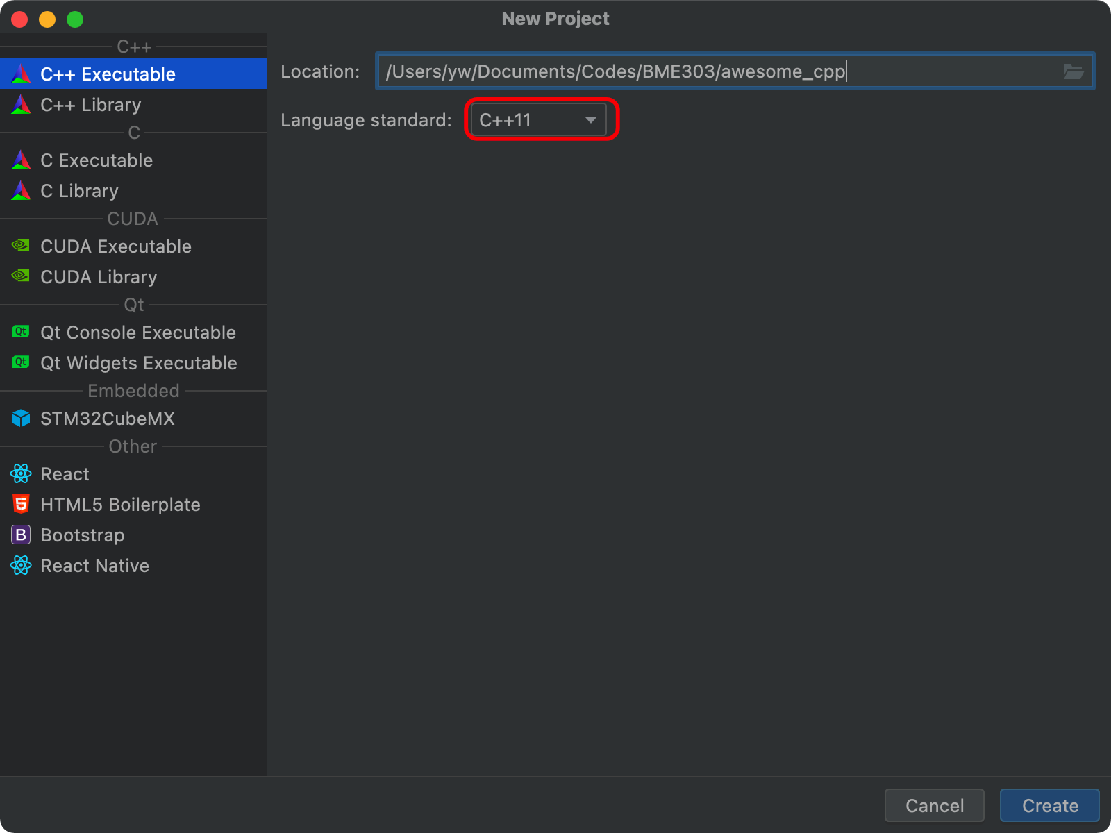 C++ Installation – BME 303 Introduction to Computing