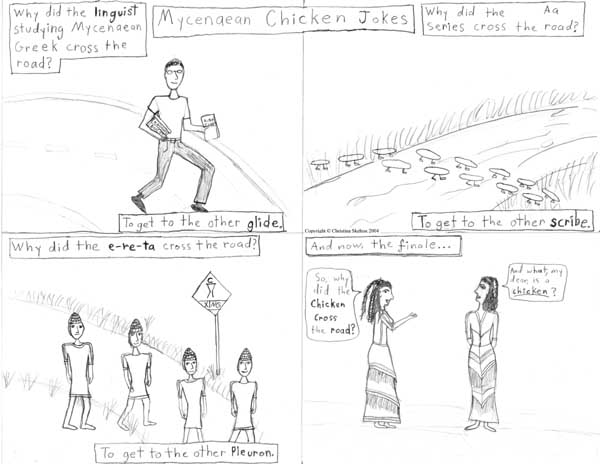 Mycenaean Chicken Jokes – Christina Skelton | Tom Palaima's Homepage