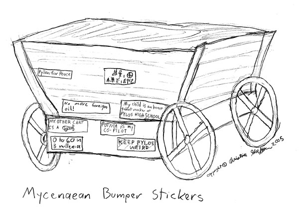 Mycenaean Bumper Stickers – Christina Skelton | Tom Palaima's Homepage