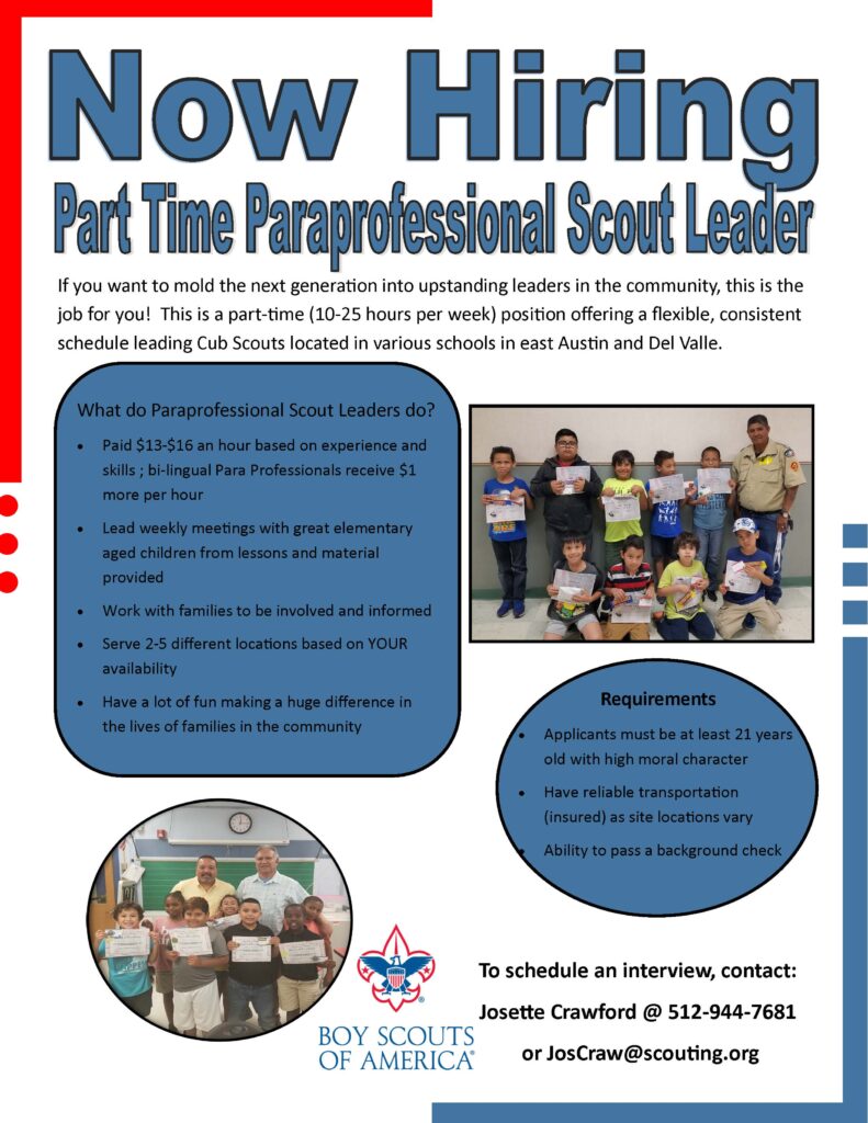 Boy Scouts of America Internships Available