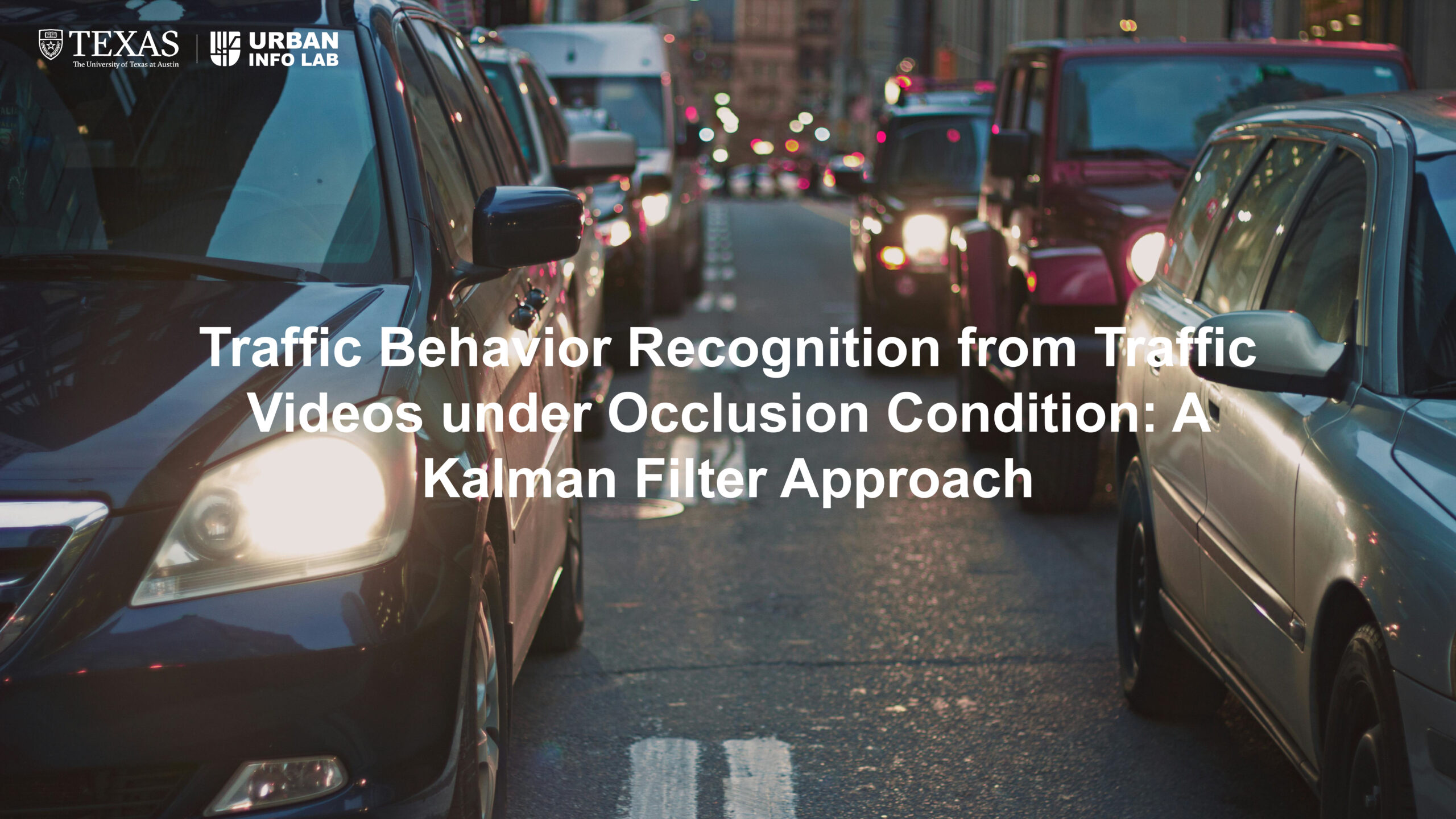 Traffic Behavior Recognition from Traffic Videos under Occlusion ...